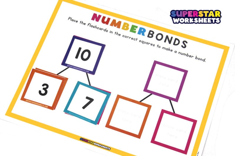 Number Bonds - Superstar Worksheets