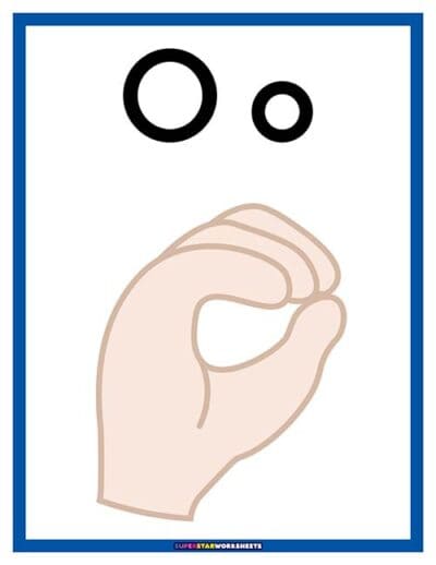 ASL Alphabet Chart - Superstar Worksheets