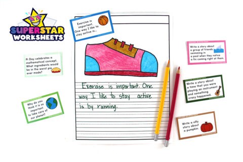 Fourth Grade Writing Prompts - Superstar Worksheets