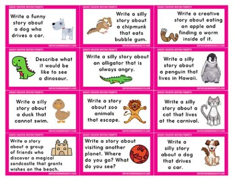 Creative Writing Prompts - Superstar Worksheets
