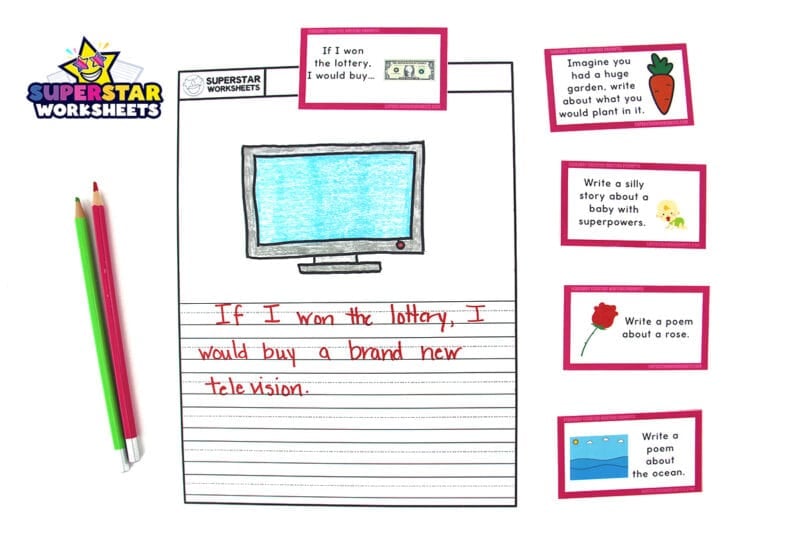 Creative Writing Prompts - Superstar Worksheets