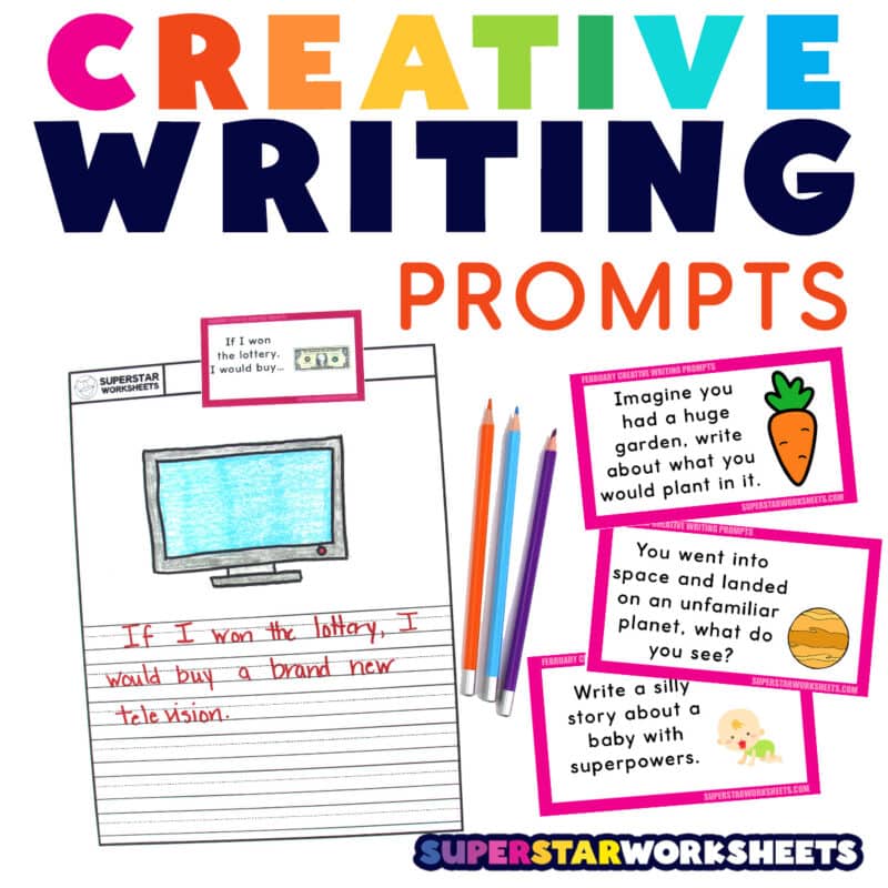 Creative Writing Prompts - Superstar Worksheets