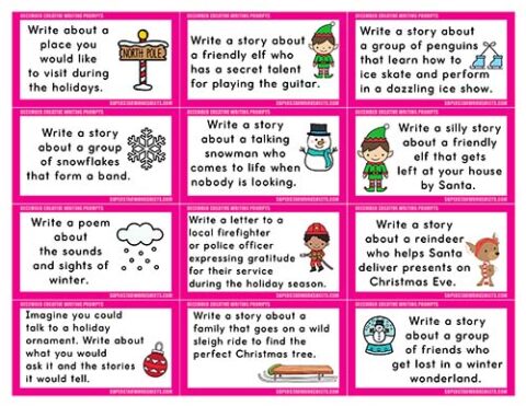 Creative Writing Prompts - Superstar Worksheets