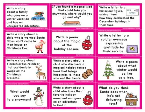 Creative Writing Prompts - Superstar Worksheets