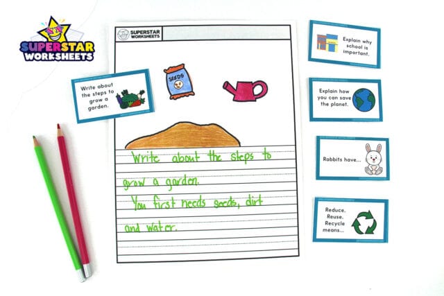 Informative Writing Prompts - Superstar Worksheets