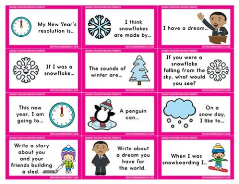 Creative Writing Prompts - Superstar Worksheets