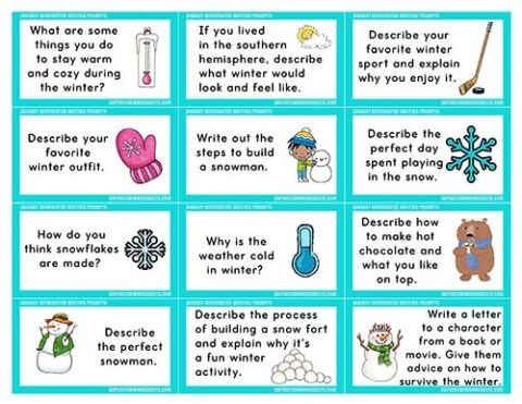 Informative Writing Prompts - Superstar Worksheets