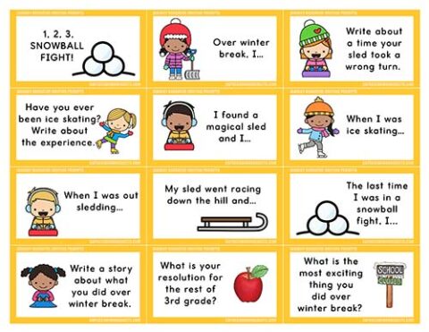 Narrative Writing Prompts - Superstar Worksheets