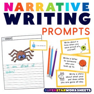 Narrative Writing Prompts - Superstar Worksheets