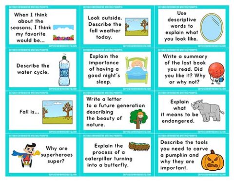 Informative Writing Prompts - Superstar Worksheets