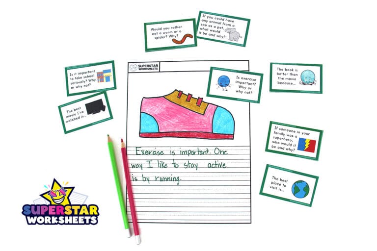 Opinion Writing Prompts - Superstar Worksheets