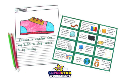 Opinion Writing Prompts - Superstar Worksheets