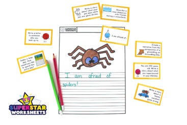 Narrative Writing Prompts - Superstar Worksheets