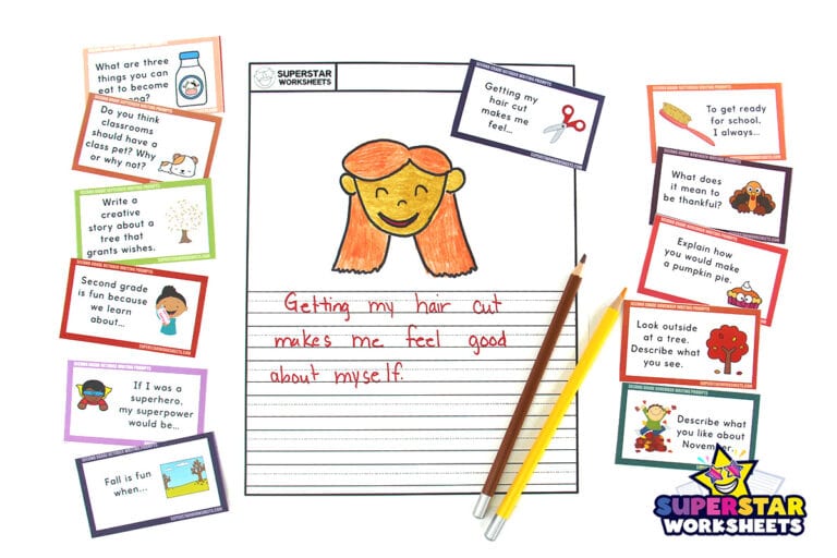 Second Grade Writing Prompts - Superstar Worksheets