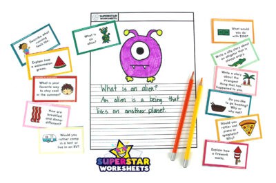 Second Grade Writing Prompts - Superstar Worksheets