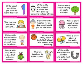 Creative Writing Prompts - Superstar Worksheets