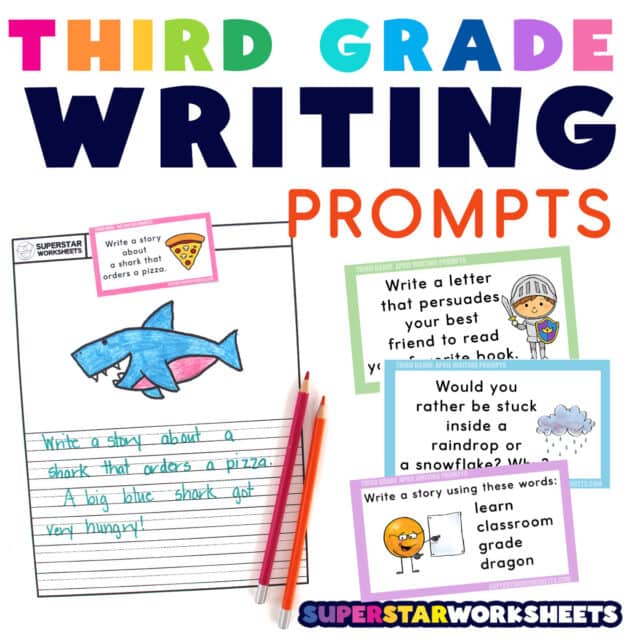 Third Grade Writing Prompts - Superstar Worksheets