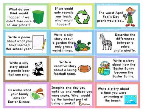 Third Grade Writing Prompts - Superstar Worksheets