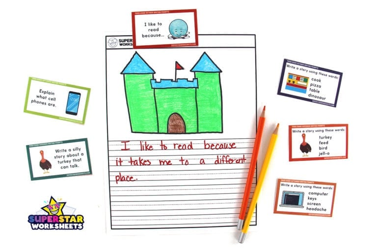 Fall Writing Prompts - Superstar Worksheets