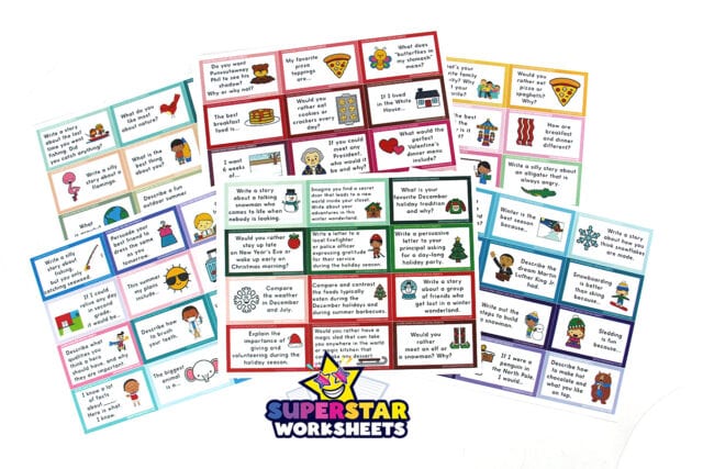 Second Grade Writing Prompts - Superstar Worksheets