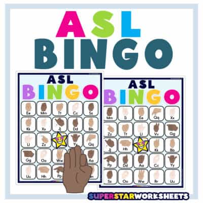 ASL - Superstar Worksheets