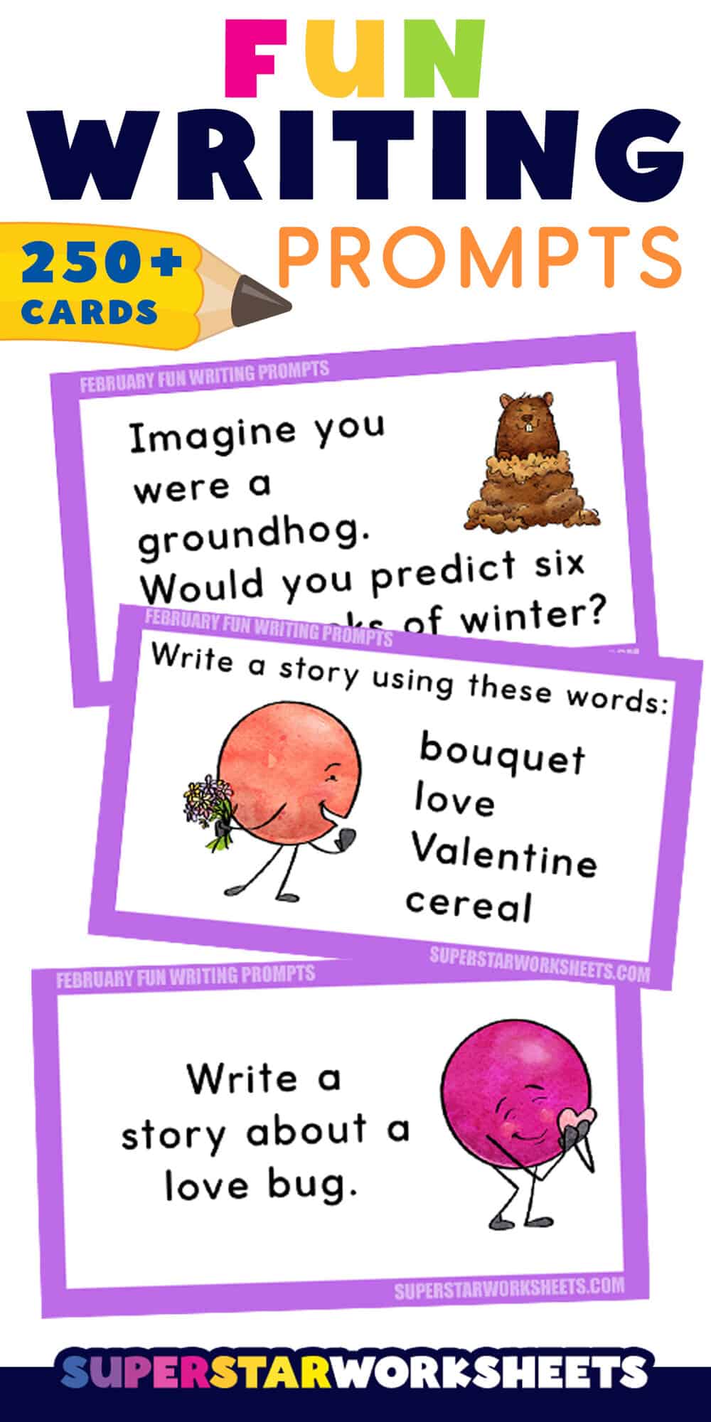 Fun Writing Prompts - Superstar Worksheets