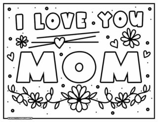 Mother's Day Coloring Pages (Free Printables) - Superstar Worksheets