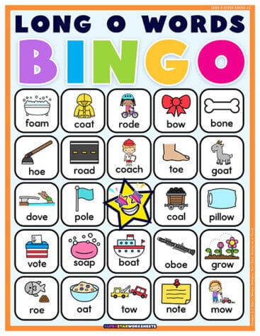 BINGO Games - Superstar Worksheets