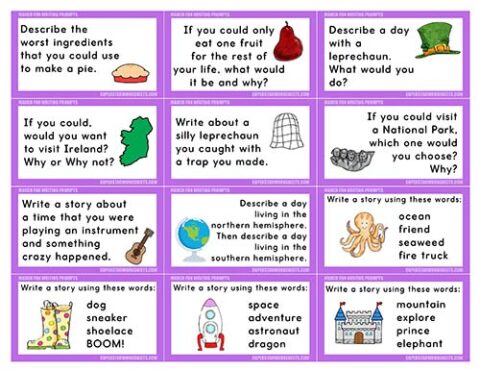 Fun Writing Prompts - Superstar Worksheets