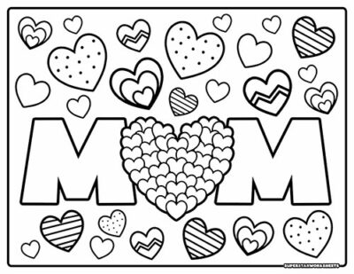 Mother's Day Coloring Pages (Free Printables) - Superstar Worksheets