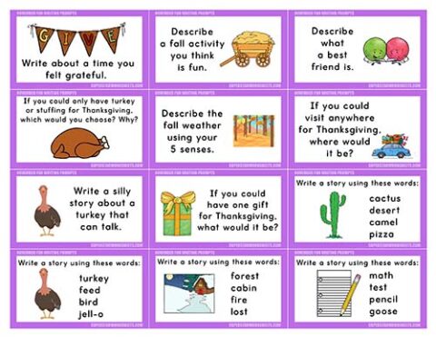 Fun Writing Prompts - Superstar Worksheets