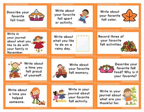 Journal Writing Prompts - Superstar Worksheets