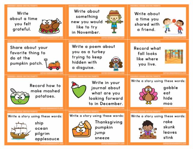 Journal Writing Prompts - Superstar Worksheets