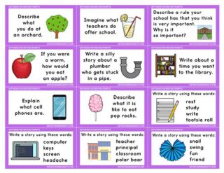 Fun Writing Prompts - Superstar Worksheets