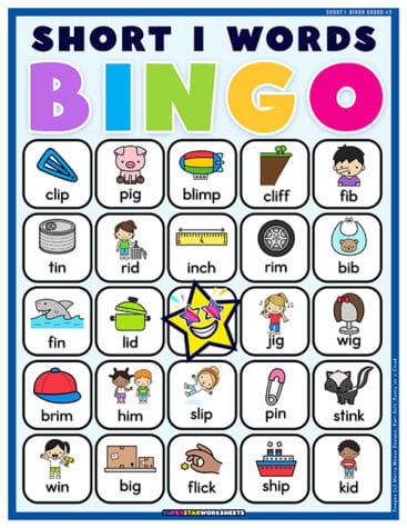 Short I Words - Superstar Worksheets