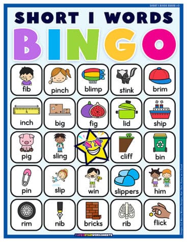 Short I Words - Superstar Worksheets