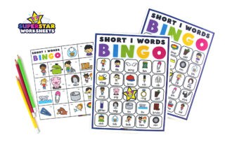 Short I Words - Superstar Worksheets