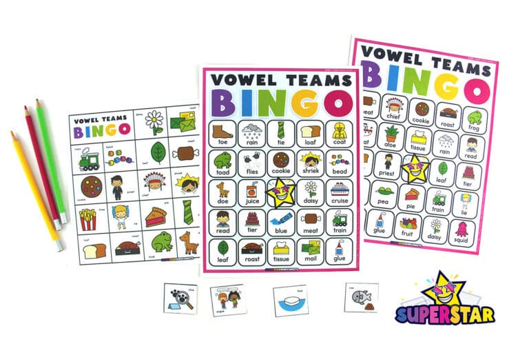 Vowel Teams - Superstar Worksheets