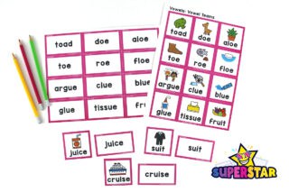Vowel Teams - Superstar Worksheets