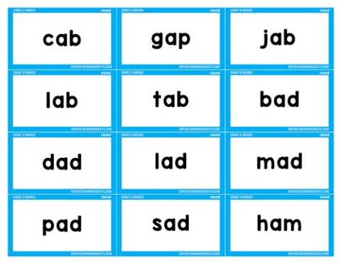 Short A Words - Superstar Worksheets