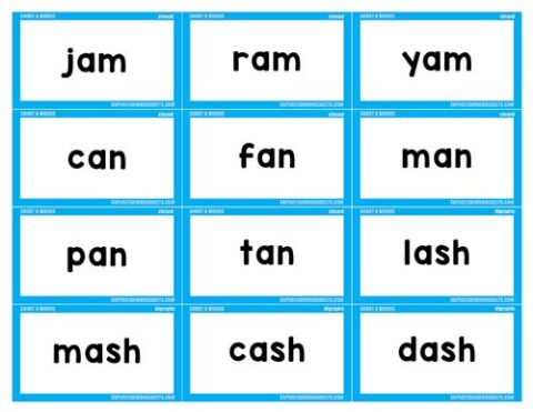 Short A Words - Superstar Worksheets