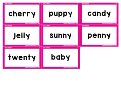 Long E Words - Superstar Worksheets