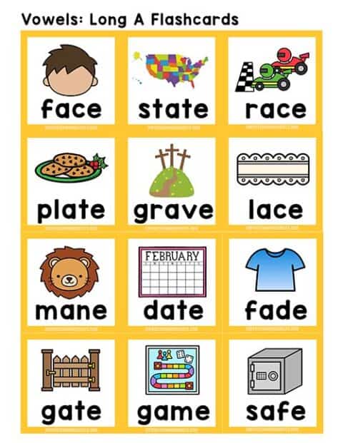 Long A Words - Superstar Worksheets