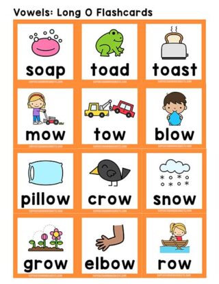 Long O Words - Superstar Worksheets