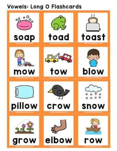 Long O Words - Superstar Worksheets