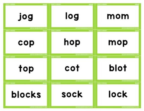 Short O Words - Superstar Worksheets