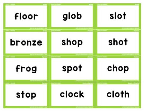 Short O Words - Superstar Worksheets
