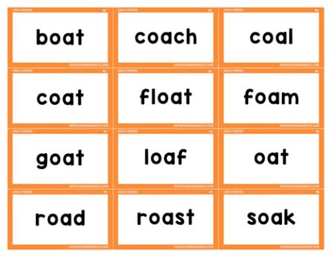 Long O Words - Superstar Worksheets