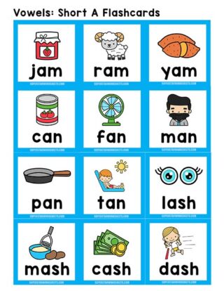 Short A Words - Superstar Worksheets