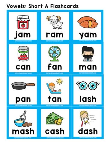 Short A Words - Superstar Worksheets